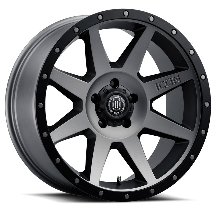 ICON Alloys Rebound, Titanium, 20 x 9 / 6 x 135, 16mm Offset, 5.625" B