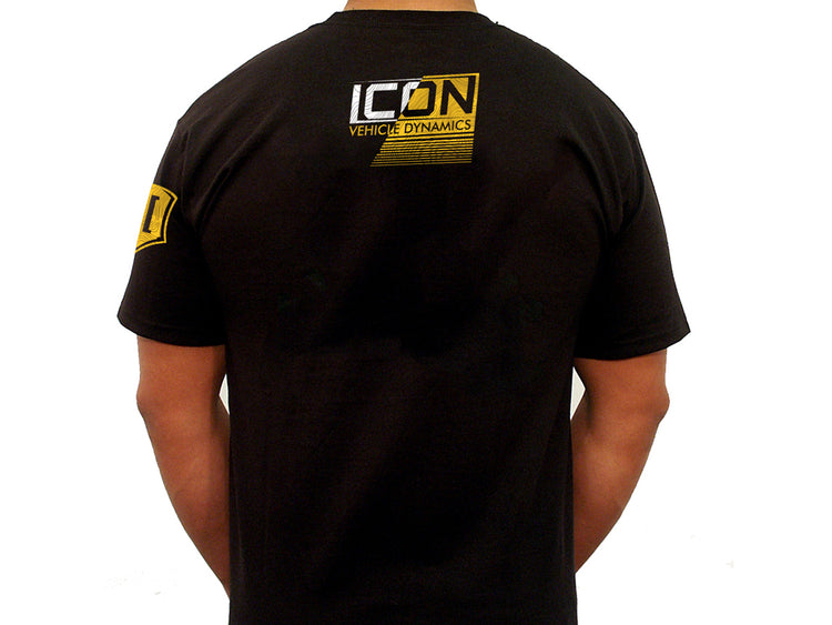 ICON Strikeout-Logo Tee – Black, Medium