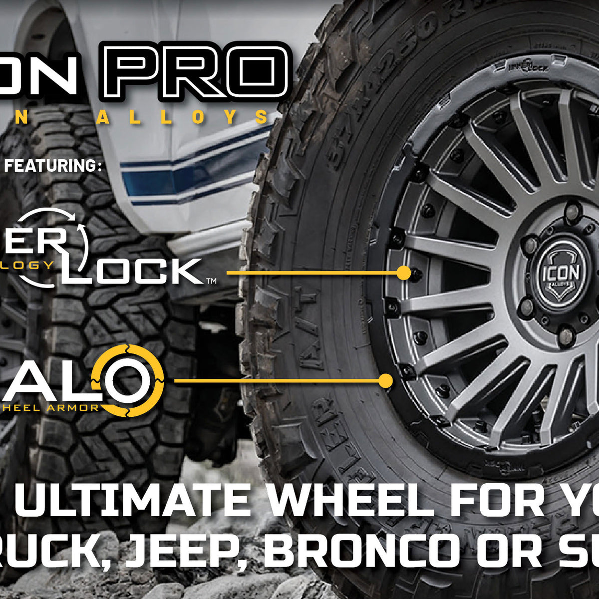 Recon Pro | Icon Vehicle Dynamics | High Performance Truck Wheels